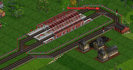 OpenTTD | Building railway stations